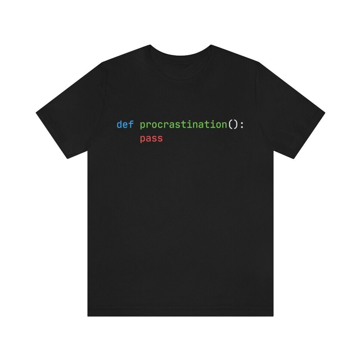 Python Define Procrastination Coding Humor Tee Shirt - Walmart.com