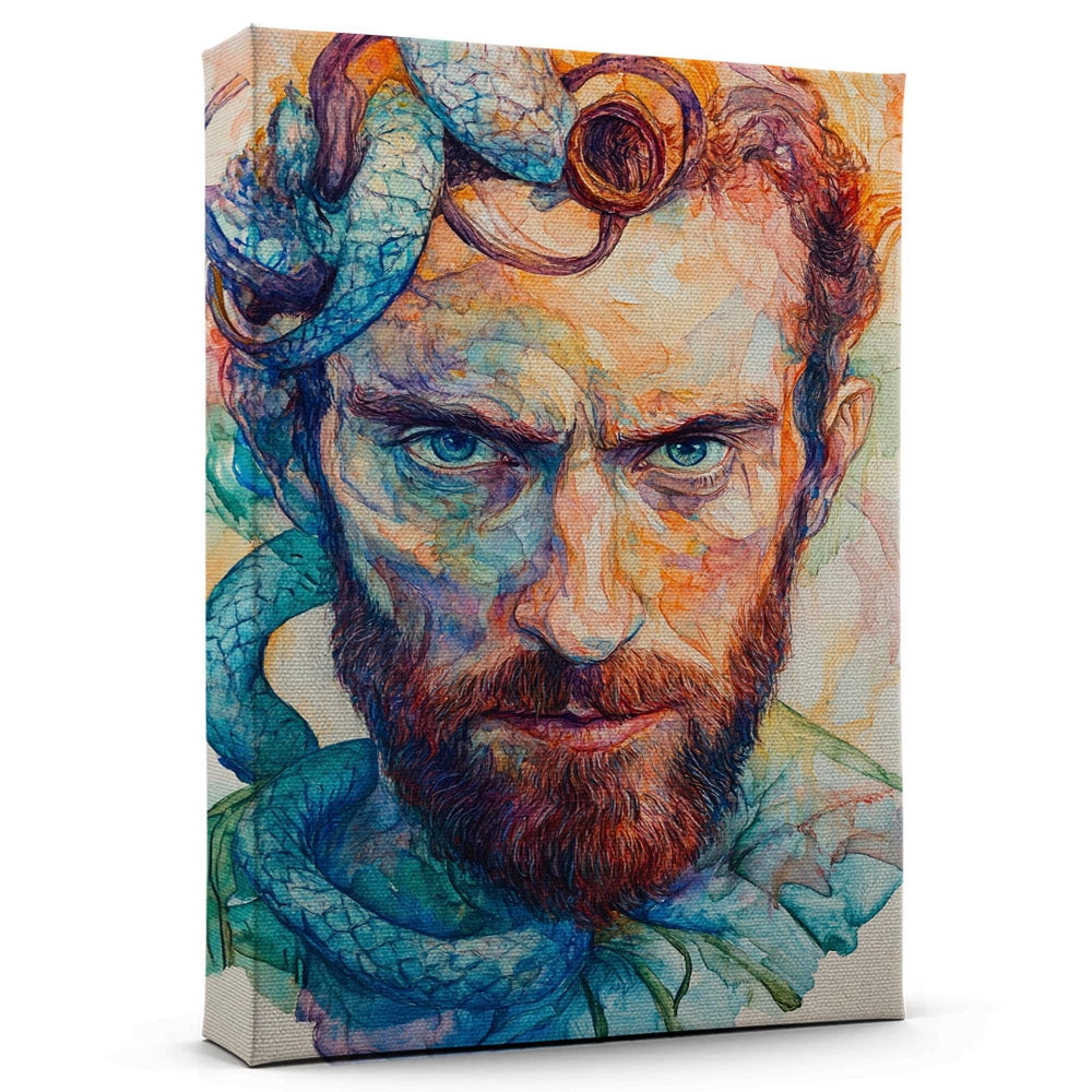 Python Diamond Canvas Wall Art Animal Decor, Python Diamond Canvas ...
