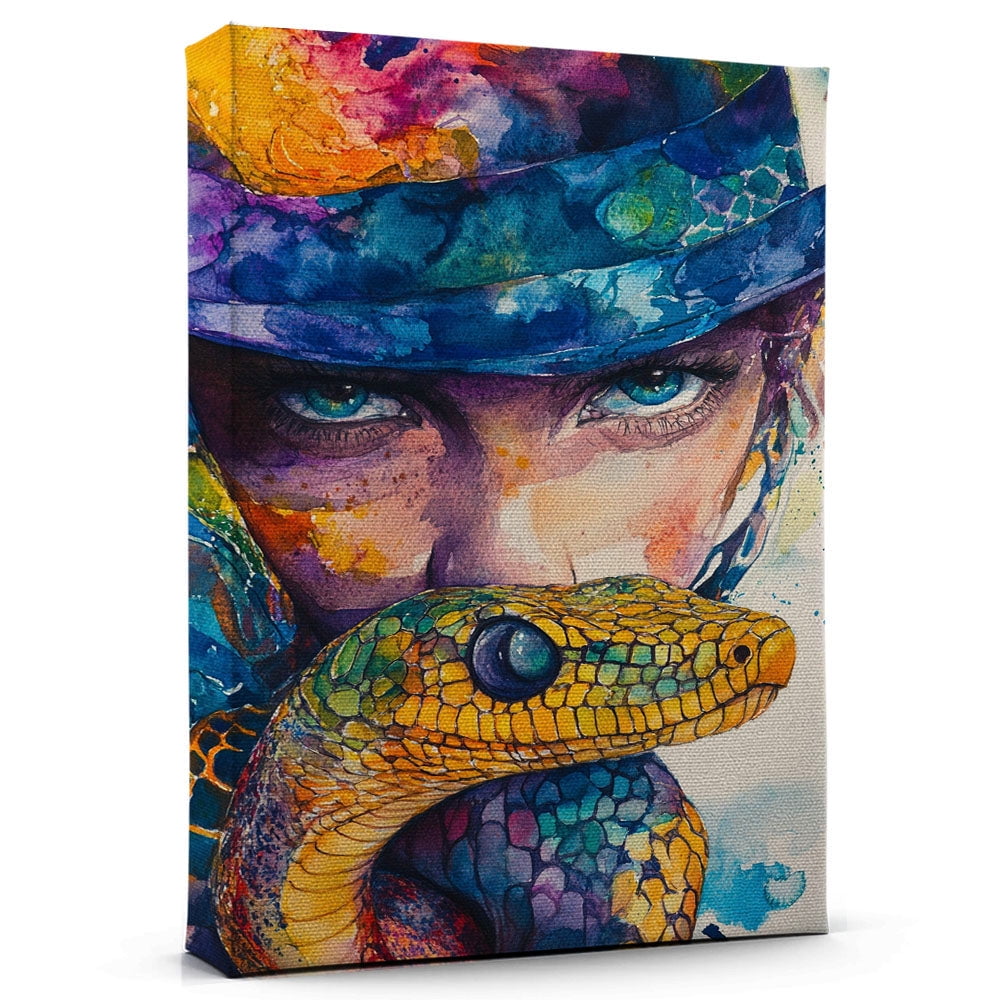 Python Diamond Pictures Wall Decor - Colorful Python Diamond Canvas ...