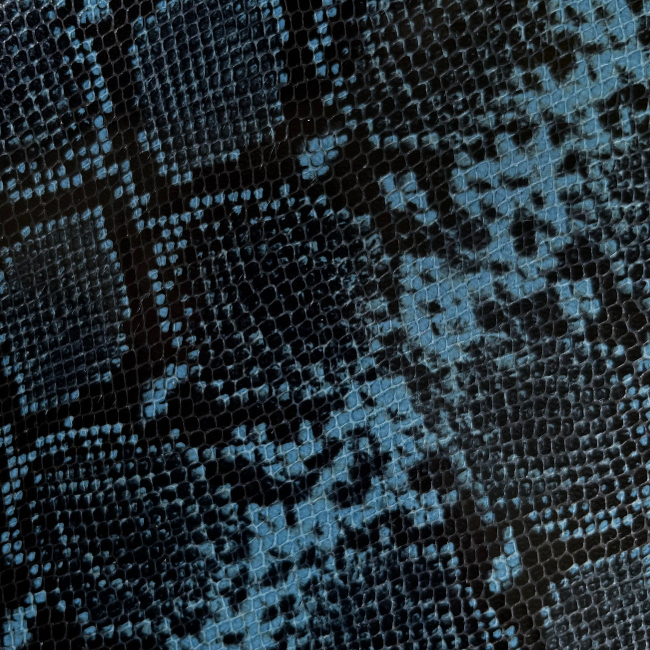 Python Embossed Goat Skin Blue 7-11 SQFT HIDE - Walmart.com