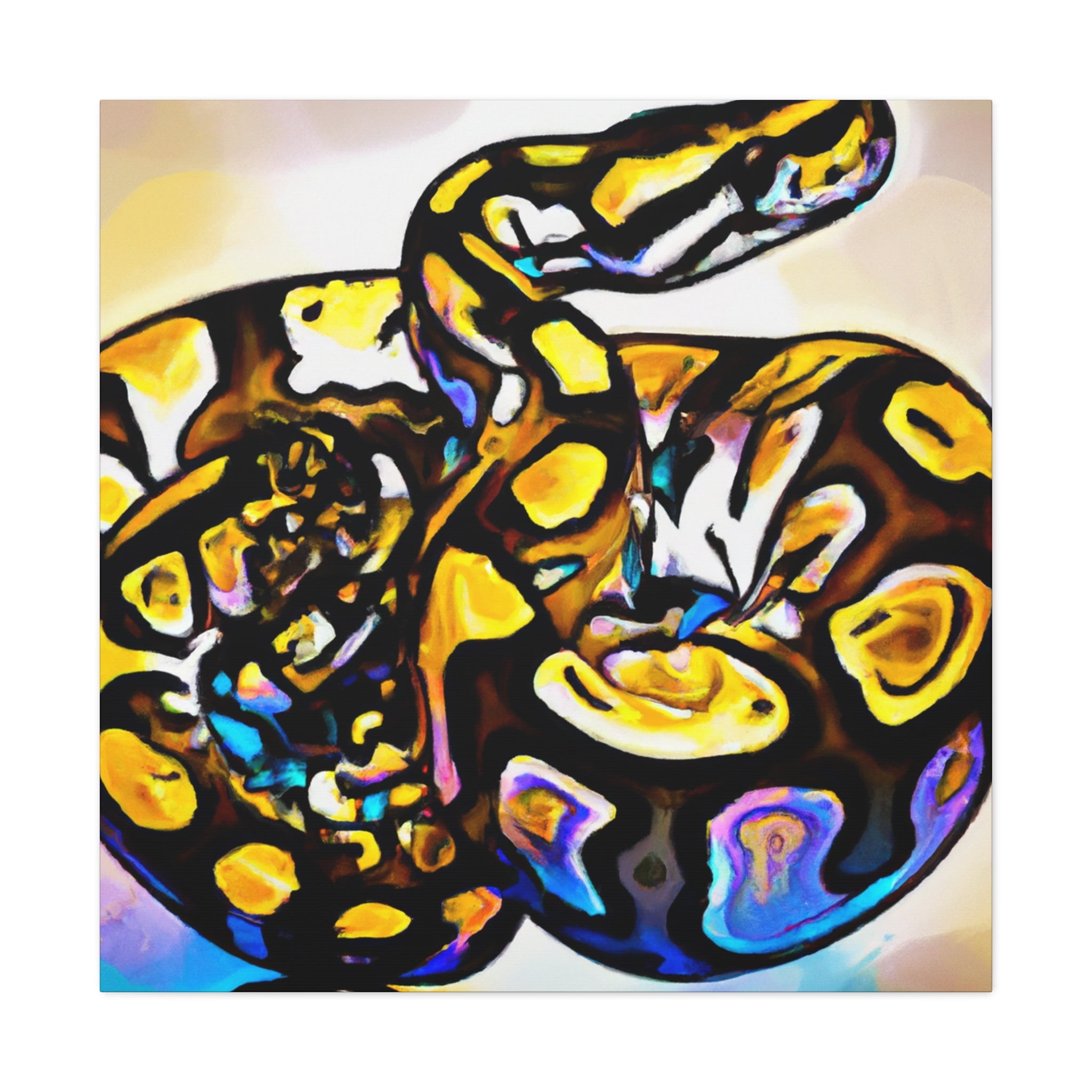 "Python Pop Art Splendor" - Canvas - Walmart.com