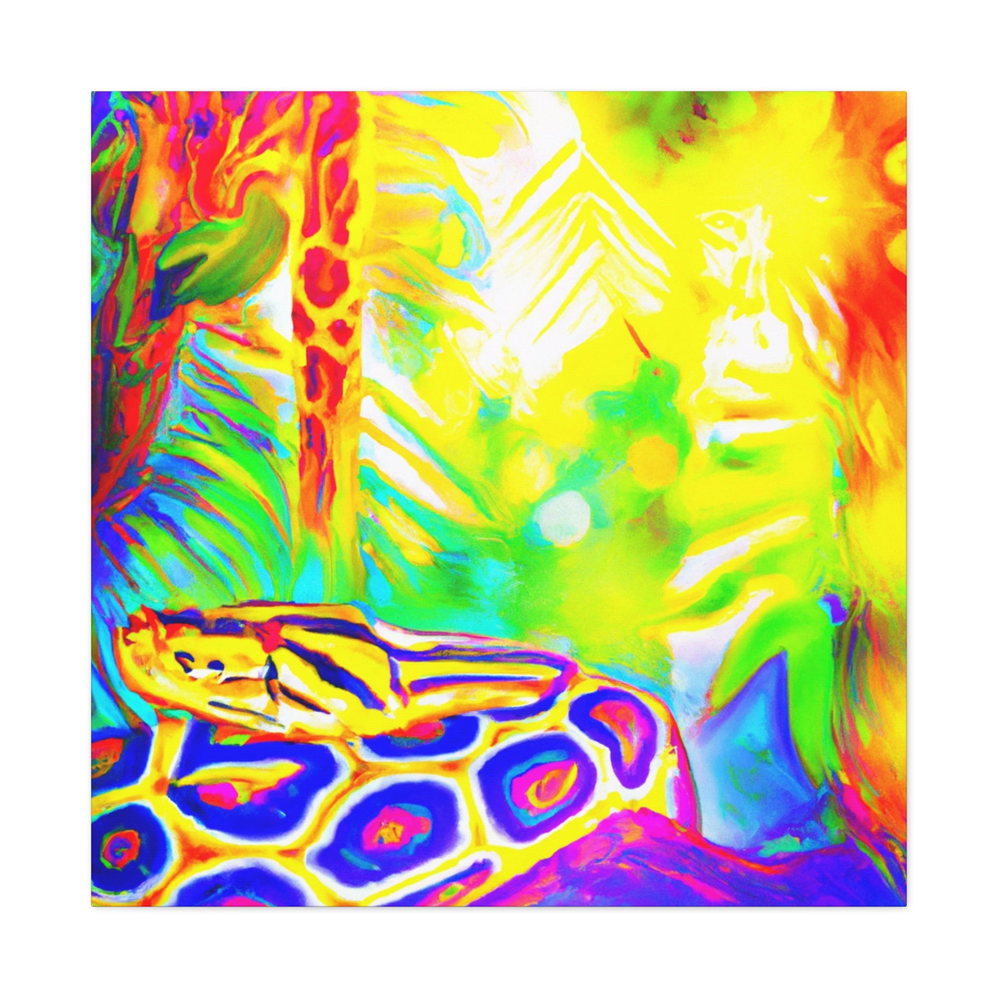 Python Pop Portrait - Canvas - Walmart.com