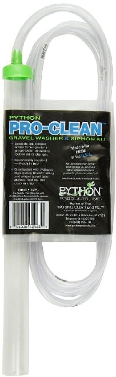 Python Products Pro-Clean Aquarium Gravel Washer and Suction Kit, Small ...