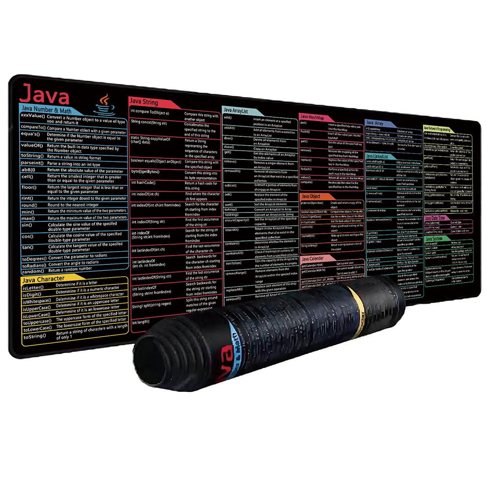 Python Programing Mouse Pad Large Shortcuts Cheat Sheet Mousepad Desk O6W4 - Walmart.com