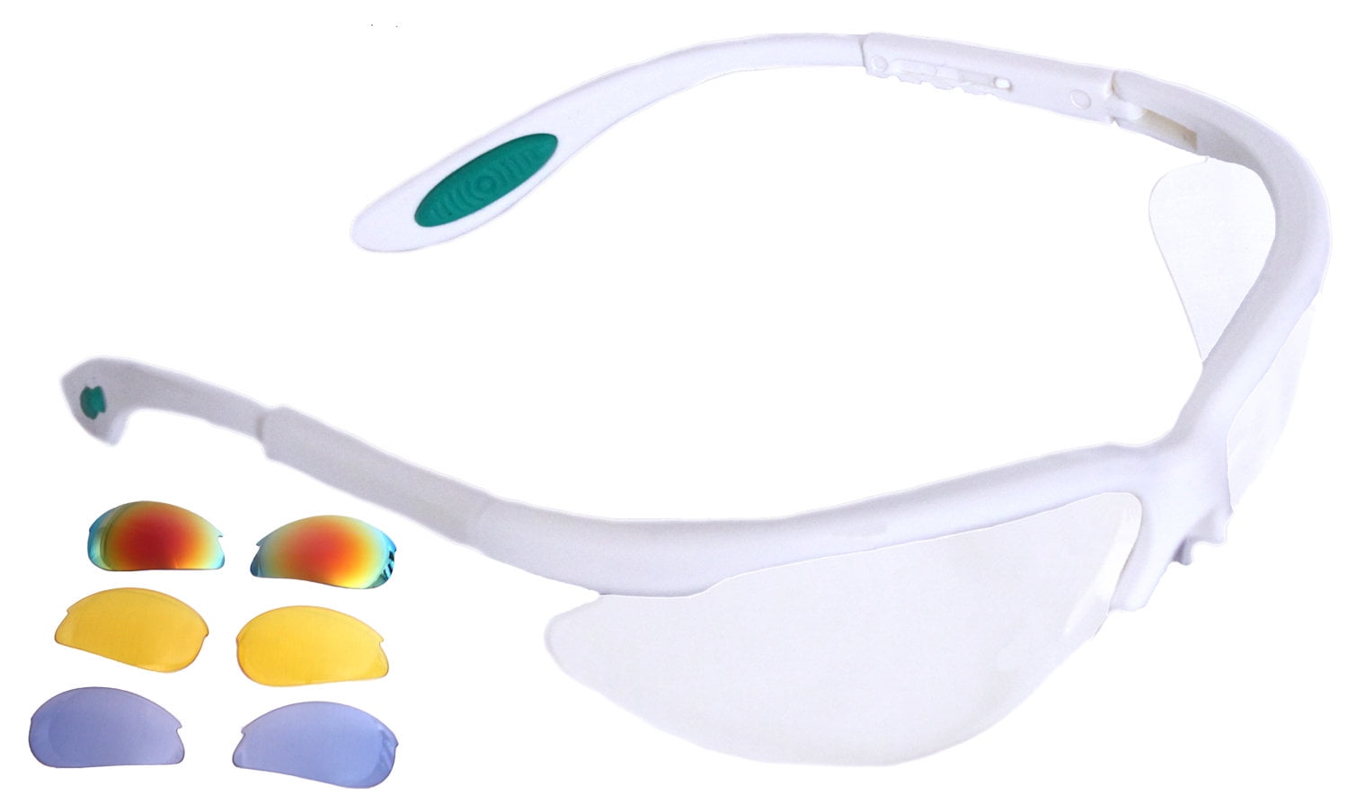 Python White Anti-Fog Racquetball,/Squash/Pickleball Sport Goggles ...