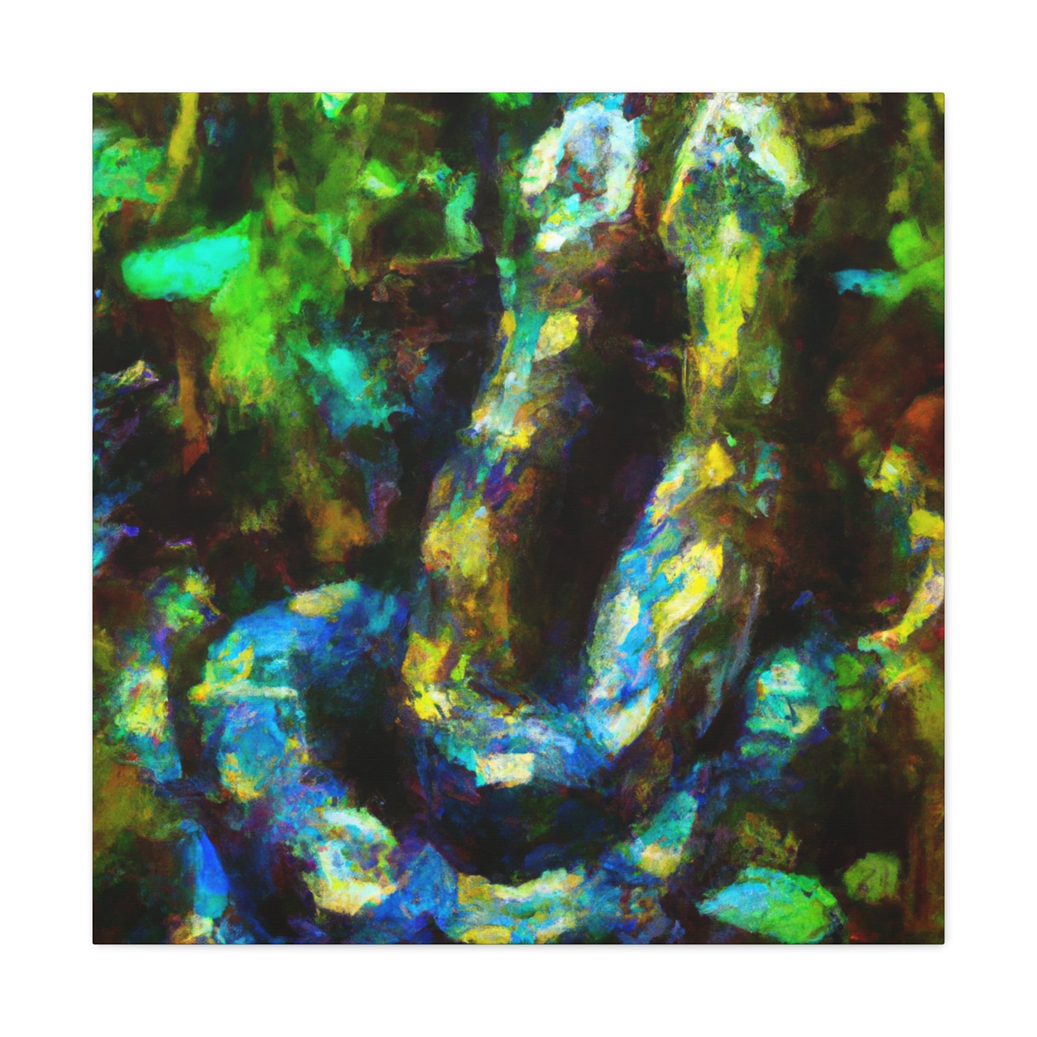 Python in Impressionism - Canvas - Walmart.com