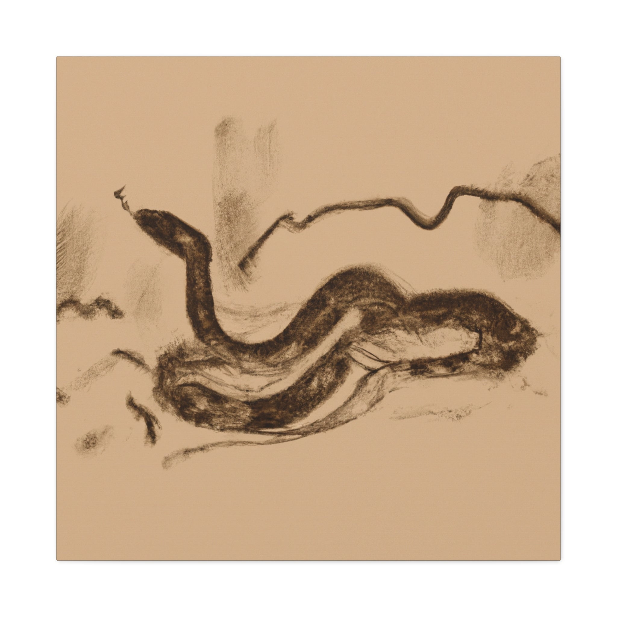 Python in Minimalism - Canvas - Walmart.com