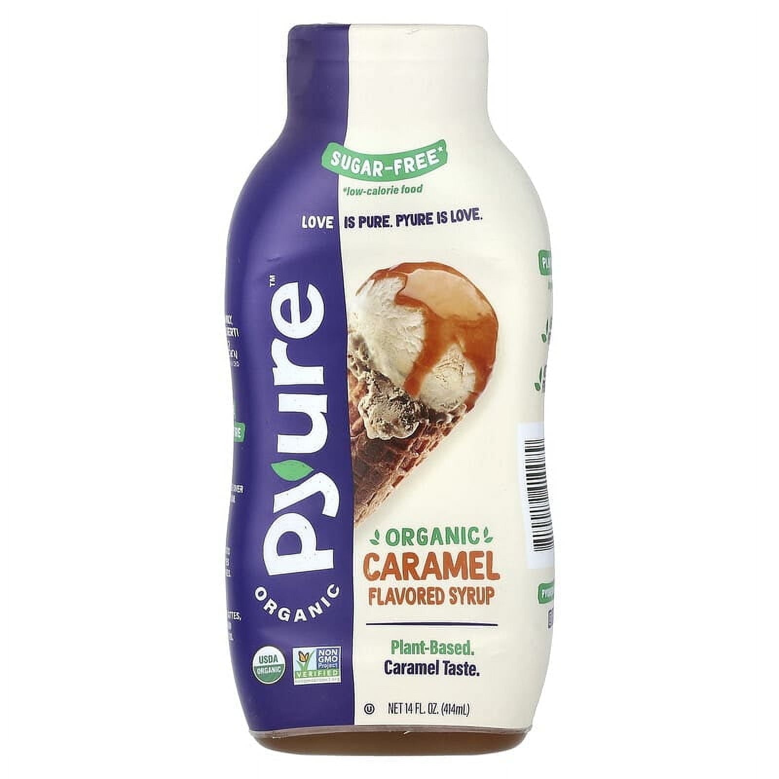 Pyure, Organic Caramel Flavored Syrup, Sugar-Free, 14 fl oz (414 ml ...