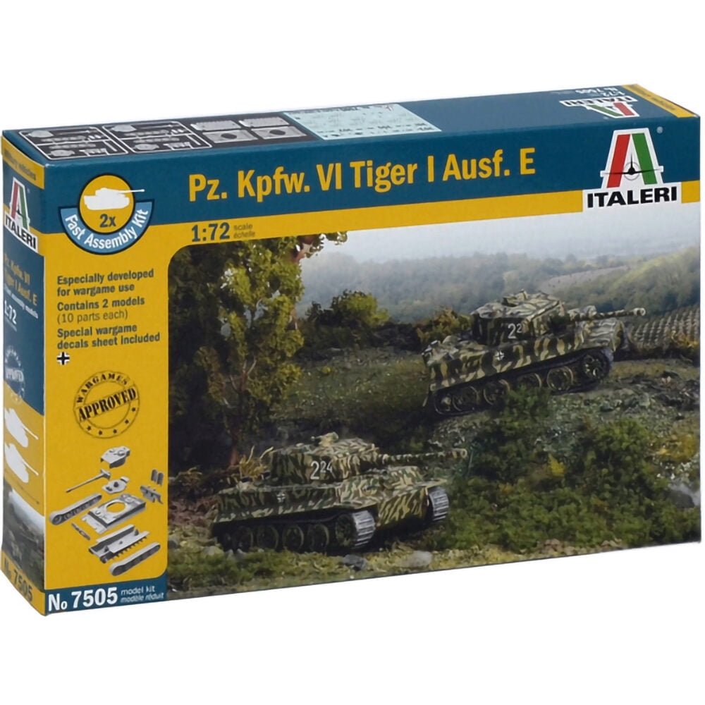 Pz.Kpfw.VI Tiger I Ausf. E 1/72 Kit 1:72 Scale - Walmart.com
