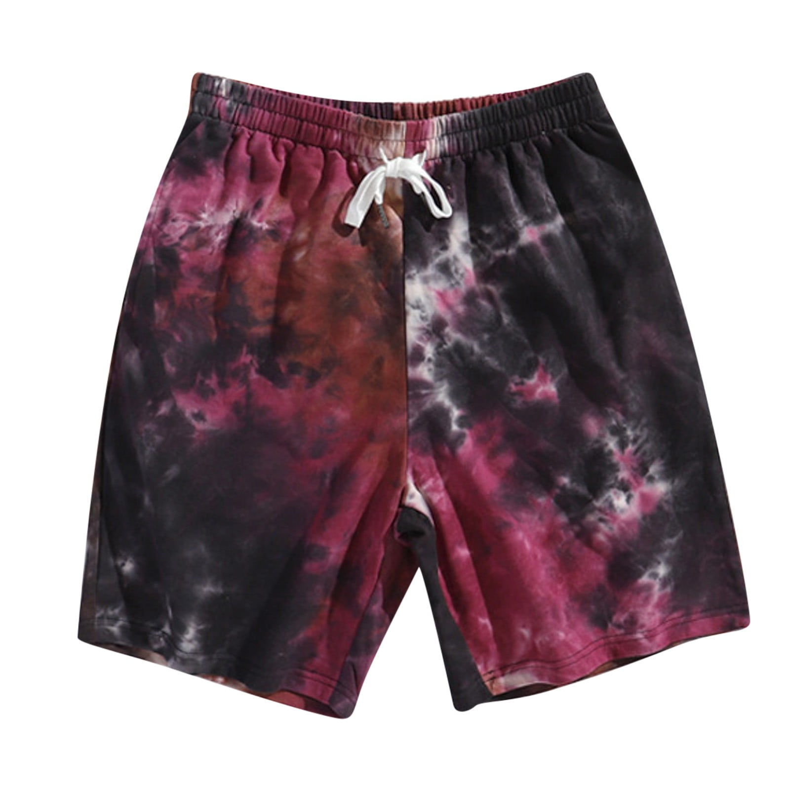 Pzocapte Big Man Swimming Trunks Men's Big and Tall Swim Trunks Flame ...