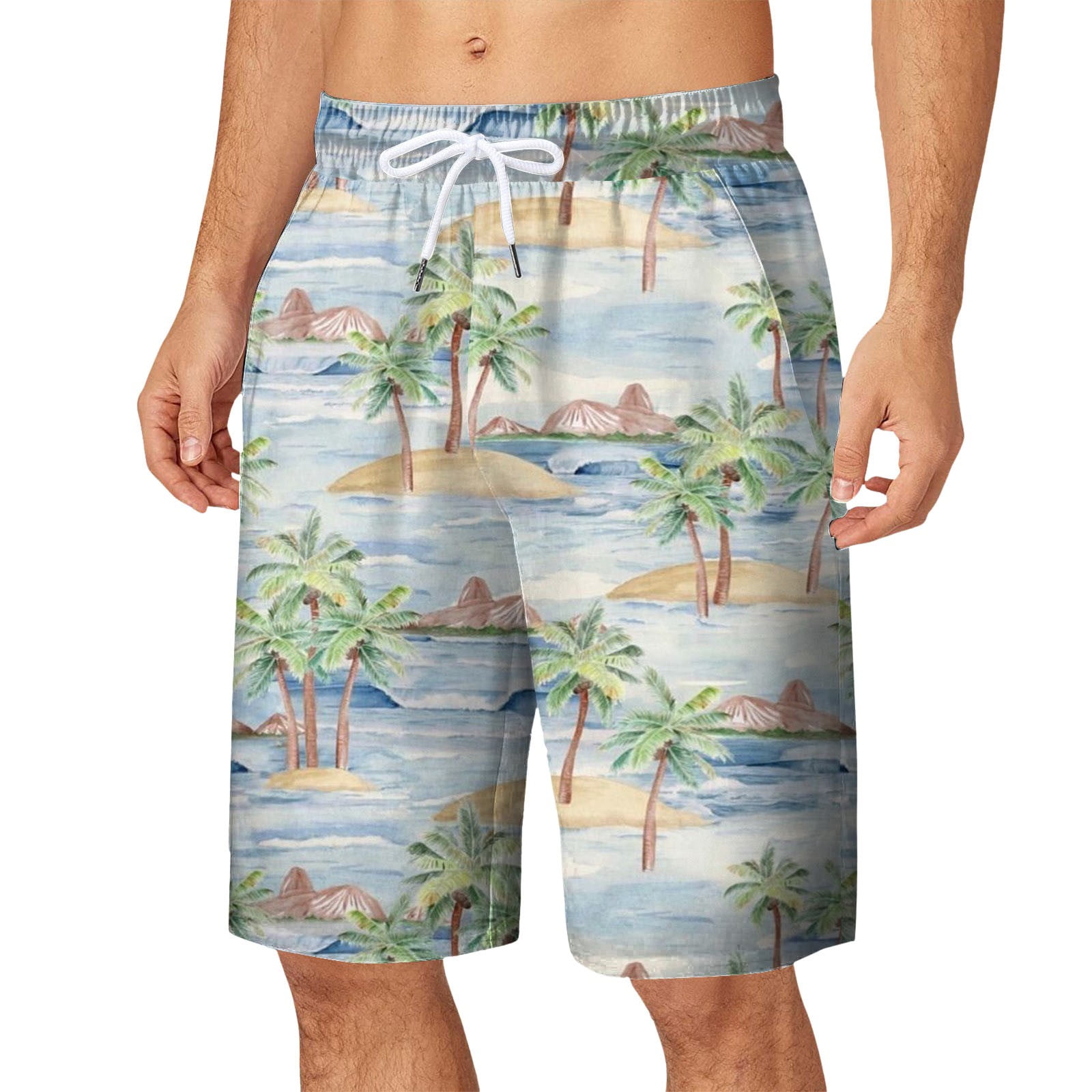 Pzocapte Independence Day Clothing Beach Shorts for Men Suit Big and ...