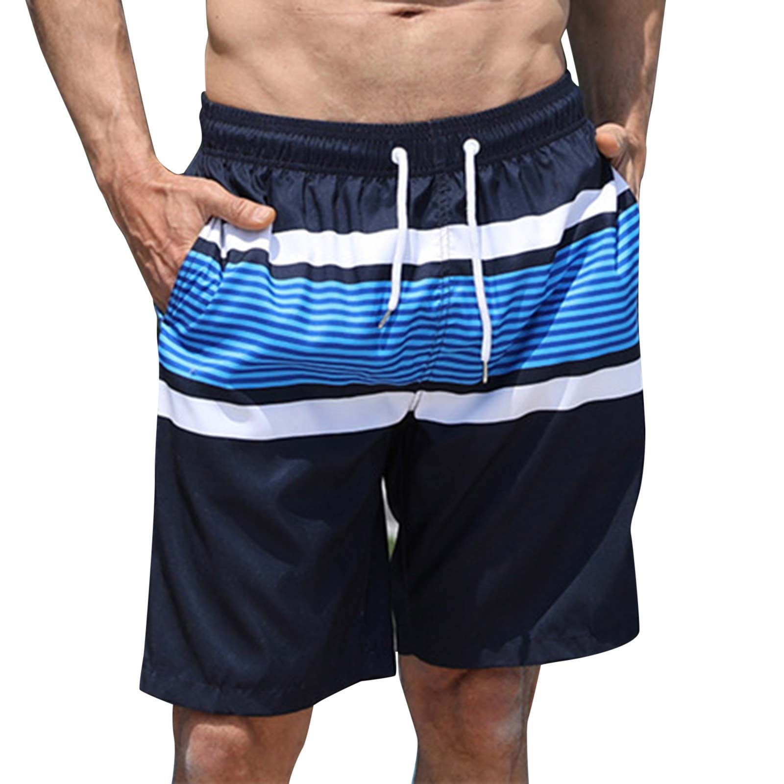 Pzocapte Independent Swimming Trunks Swimsuits Shorts Men Tropical ...
