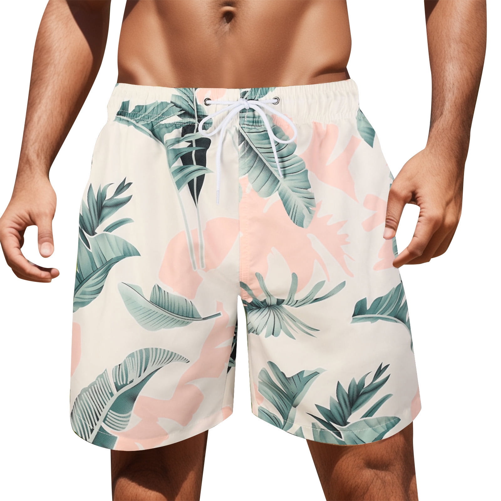 Pzocapte July 4th Men Swimming Trunks Swim Mens Swim Trunks With Zipper