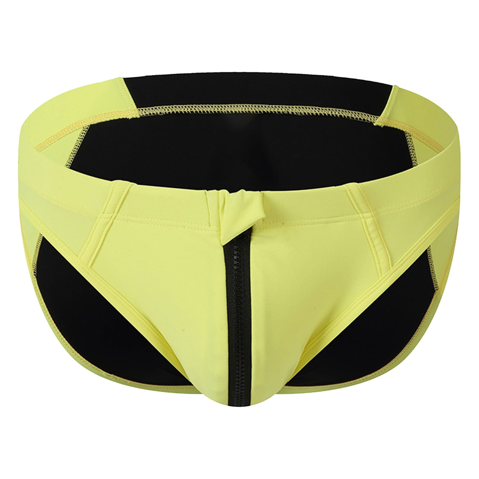 Pzocapte Male Swimming Pants with Long Swim Trunks Men Front Zipper ...