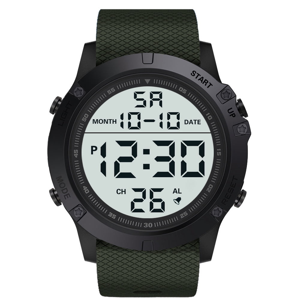 Pzocapte Men's Digital Fashion Mens Watches Sport Sport Watches for Men ...