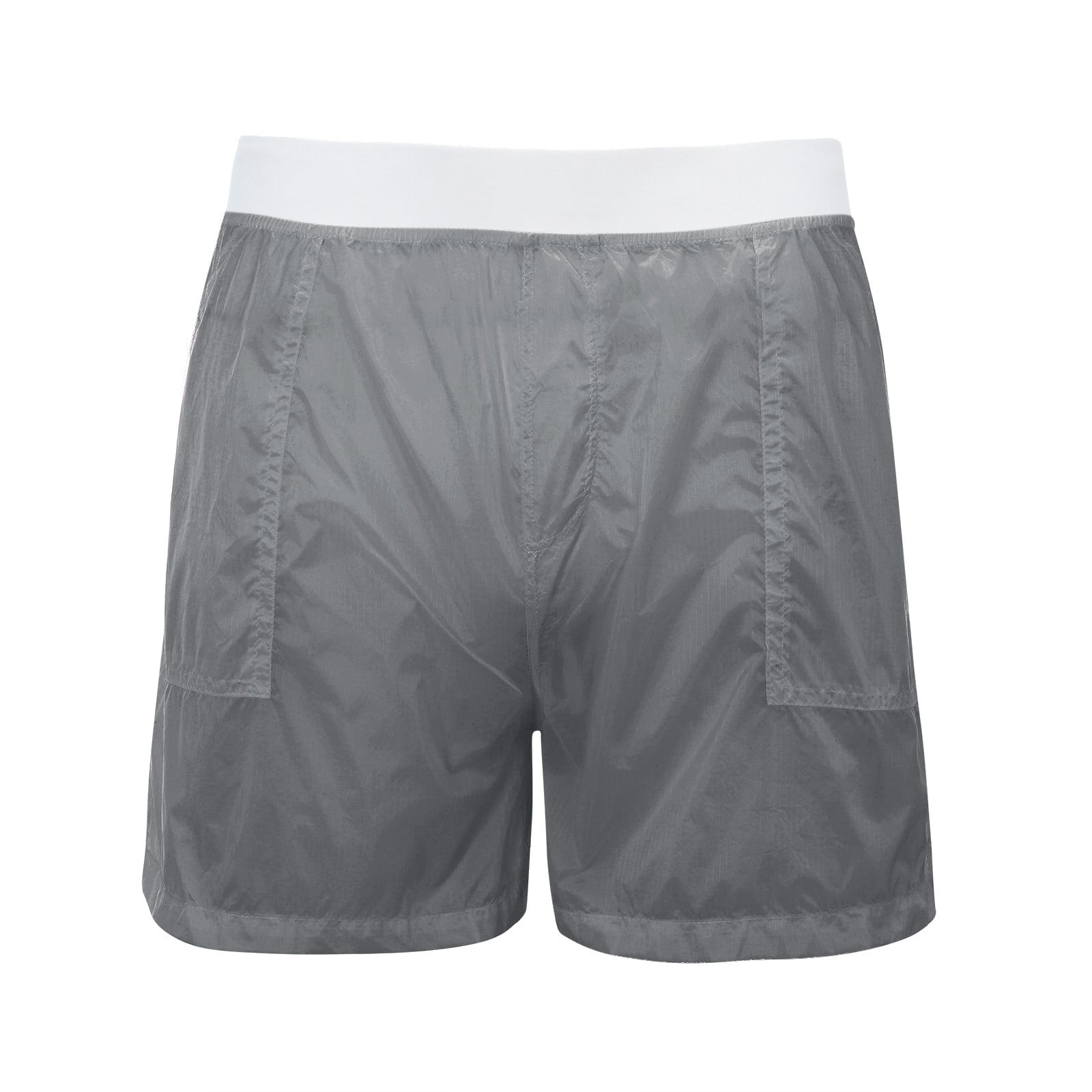 Pzocapte Men's Swim Trunks Men's Unlined Transparent Sexy Shorts ...
