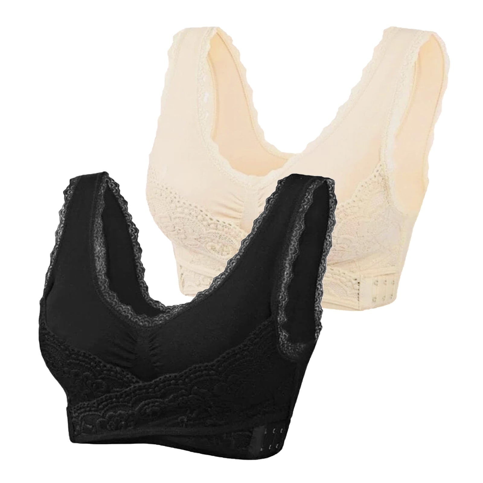 Pzocapte Soma Bras for Women Bras Wide Band Bra 2Pc Womens Underwire ...