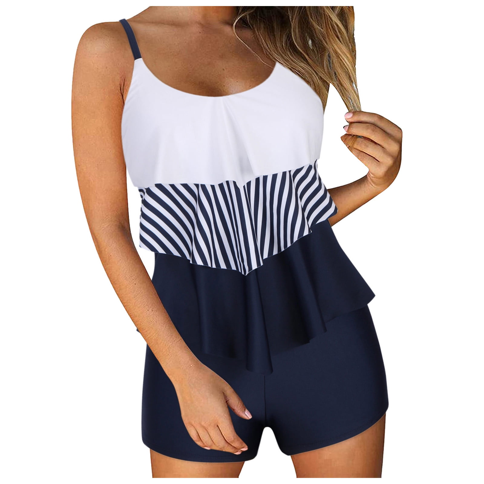 Pzocapte Swimsuits For Women Swimwear Tops For Women Swimsuits For Older Women Swim Dress