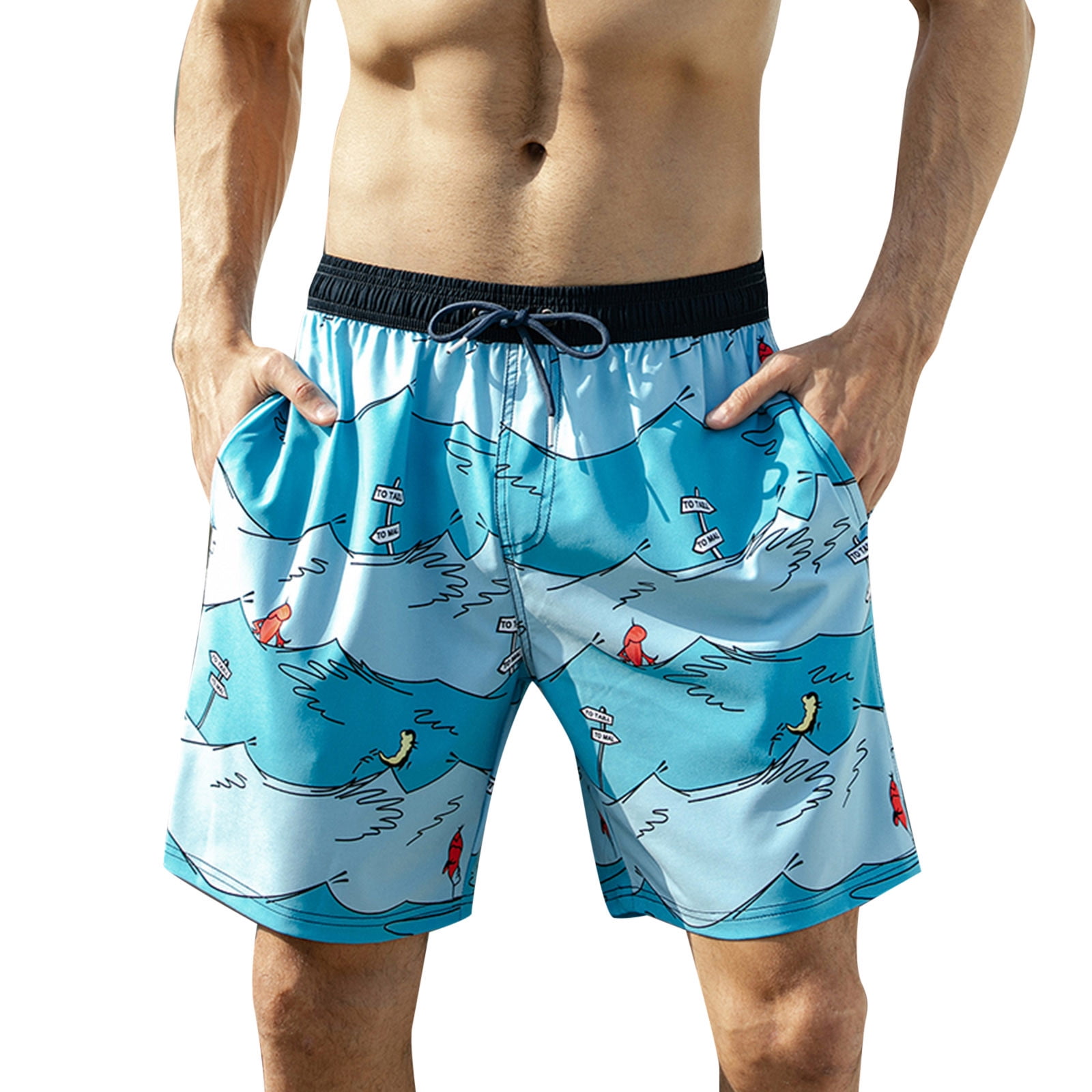 Pzocapte Indapendence Day Board Shorts Trunks Mens Swim Trunks Short