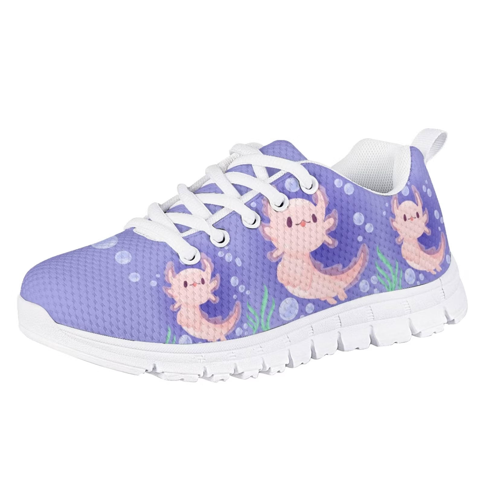 Pzuqiu Axolotl Kids Tennis Shoes Girls Size 2 Bubble Running Sneakers ...