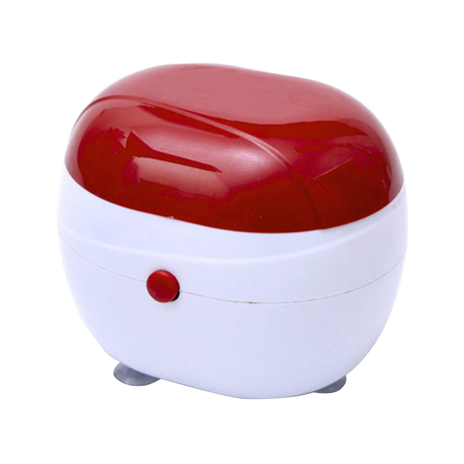 Pzvpluy Automatic Denture Cleaning Case Portable Retainer Cleaner Case ...