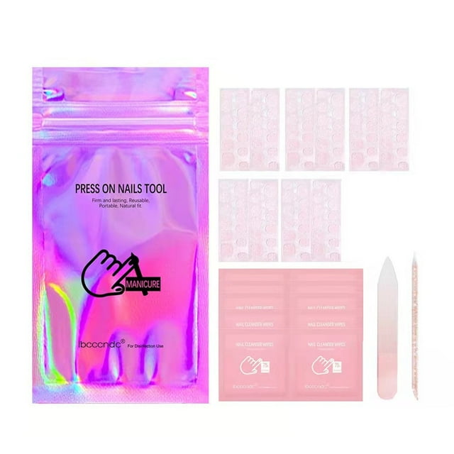 Pzvpluy Fake Nails Nail Patchess Wearing Nails Removable Jelly Glue Wearing Nail Art Kits