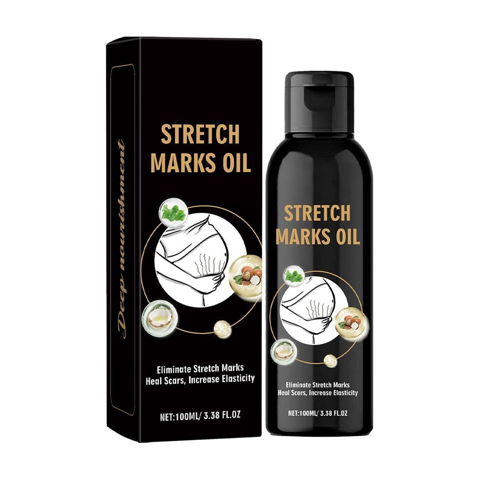 Pzvpluy Prophylaxis Stretch Marks During Pregnancy With Care Oil That ...