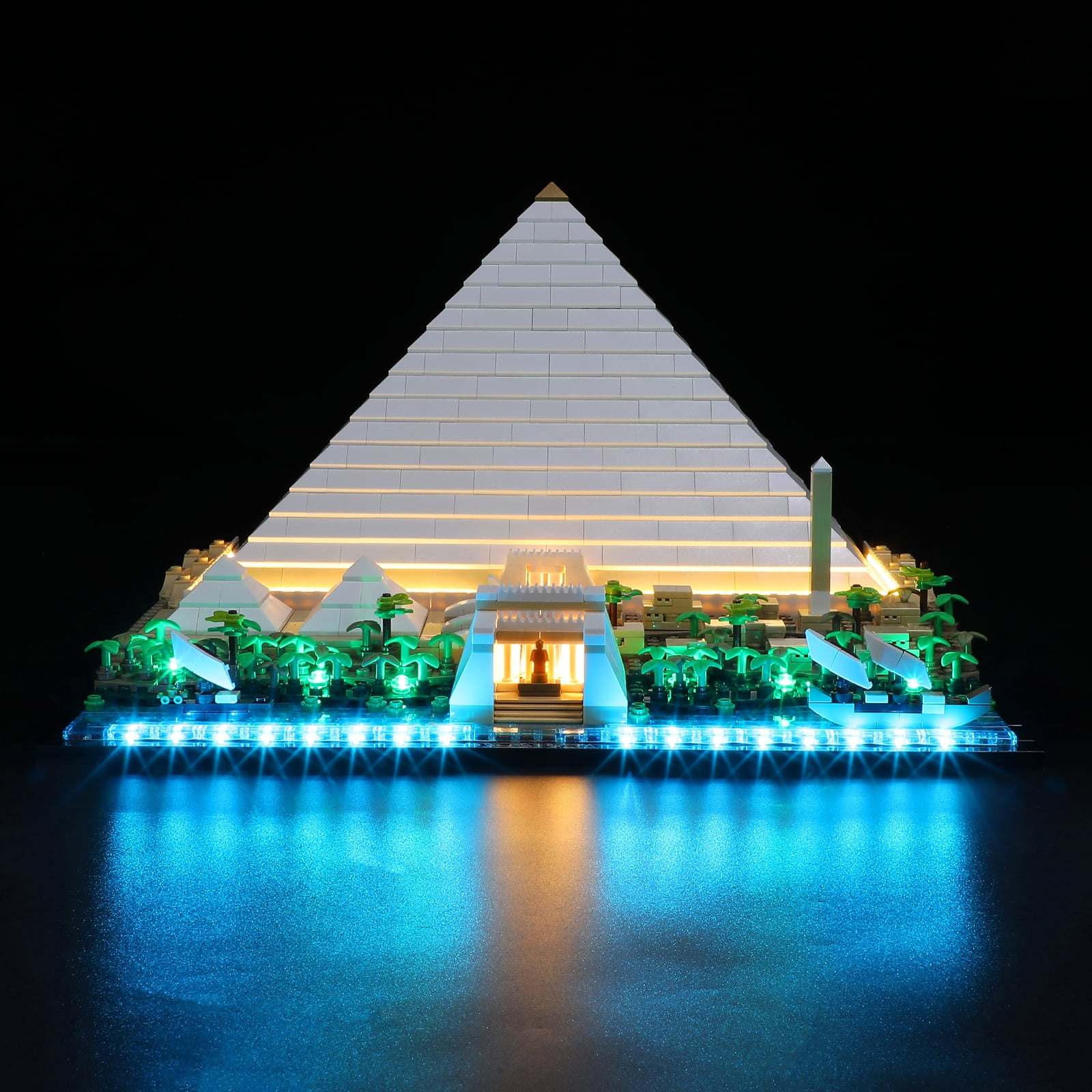 Q&C Lighting Led Light Kit Lighting Set Compatible With The Lego Buildings The Great Pyramid of ...