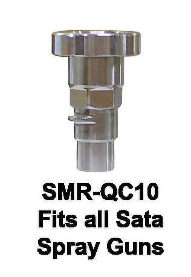 Q-Cup Spray Gun Cup Adapter SMR-QC10 - Fits Full Size SATA Gravity ...