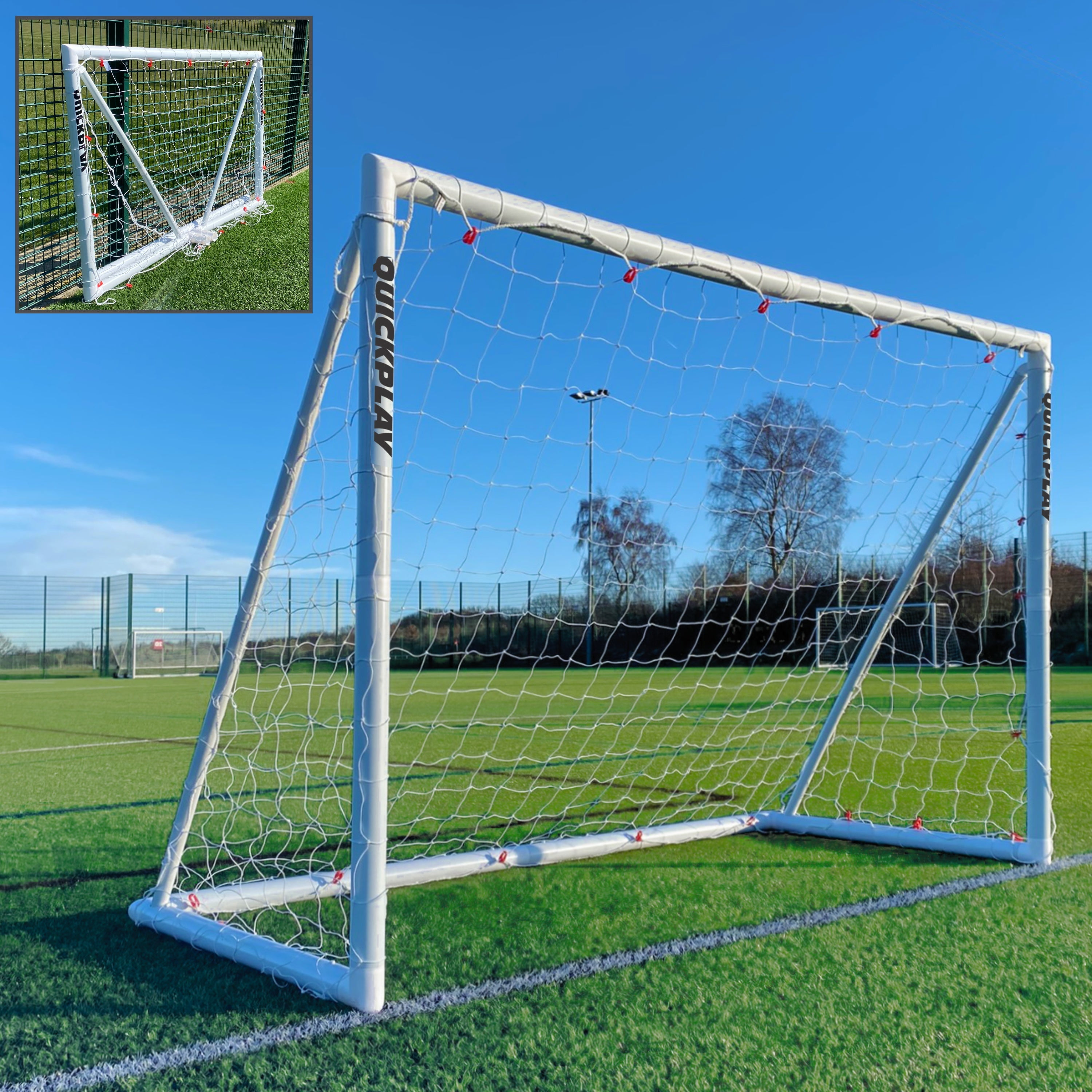 Q-FOLD Folding Soccer Goal 8x5' - Walmart.com