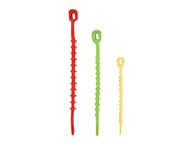UT Wire Q Knot - Cable tie kit - yellow, red, green - Walmart.com