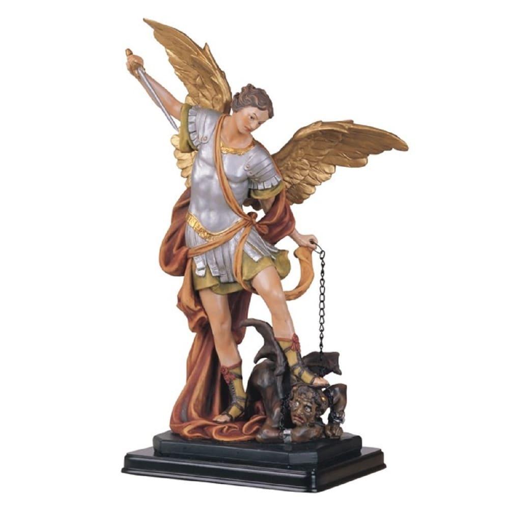 Q-Max 12"H Archangel Michael Statue Saint Michael The Strongest Angel ...