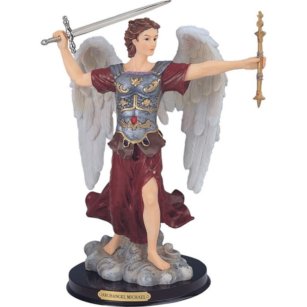 Q-Max 12"H Archangel Michael Statue Saint Michael The Strongest Angel ...