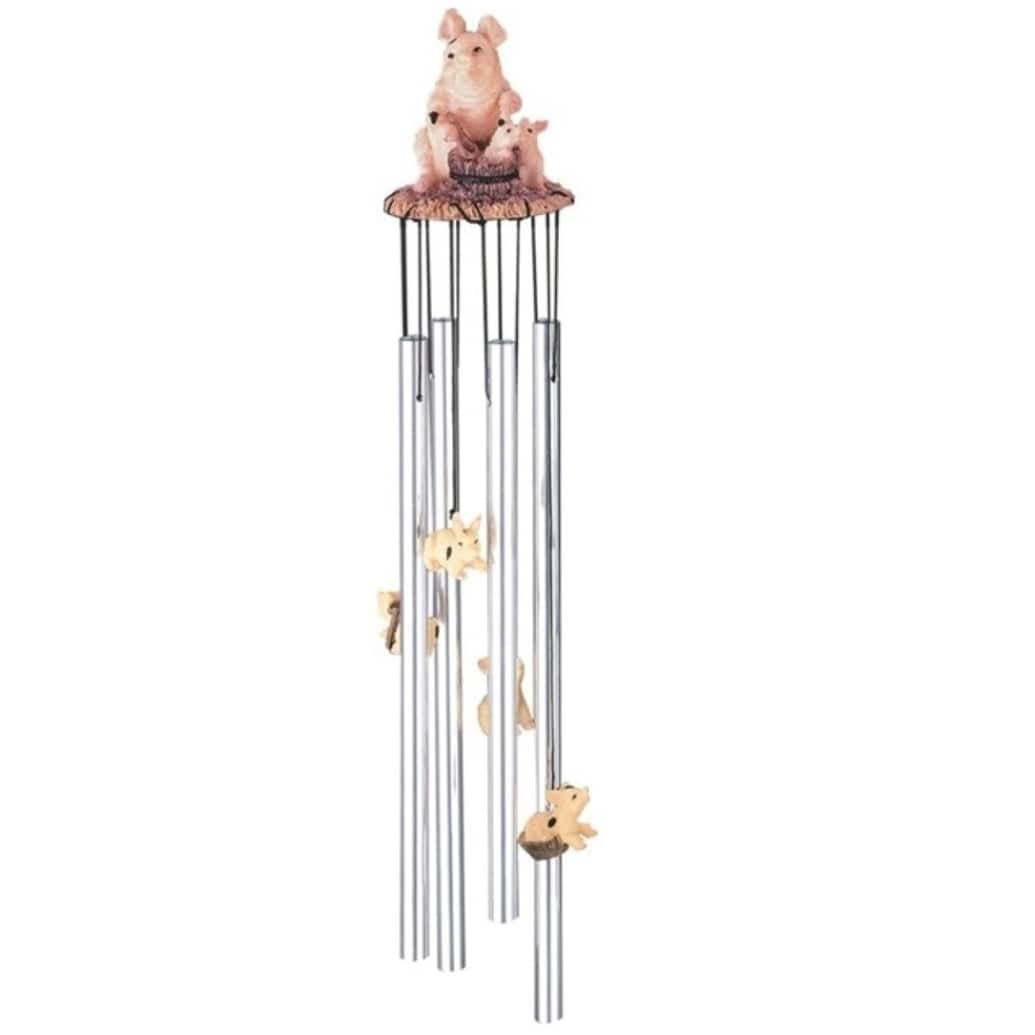 Q-Max 23" Long Pig Round Top Wind Chime - Walmart.com