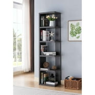Rectangular 4-shelf Curio Cabinet White and Clear - Walmart.com