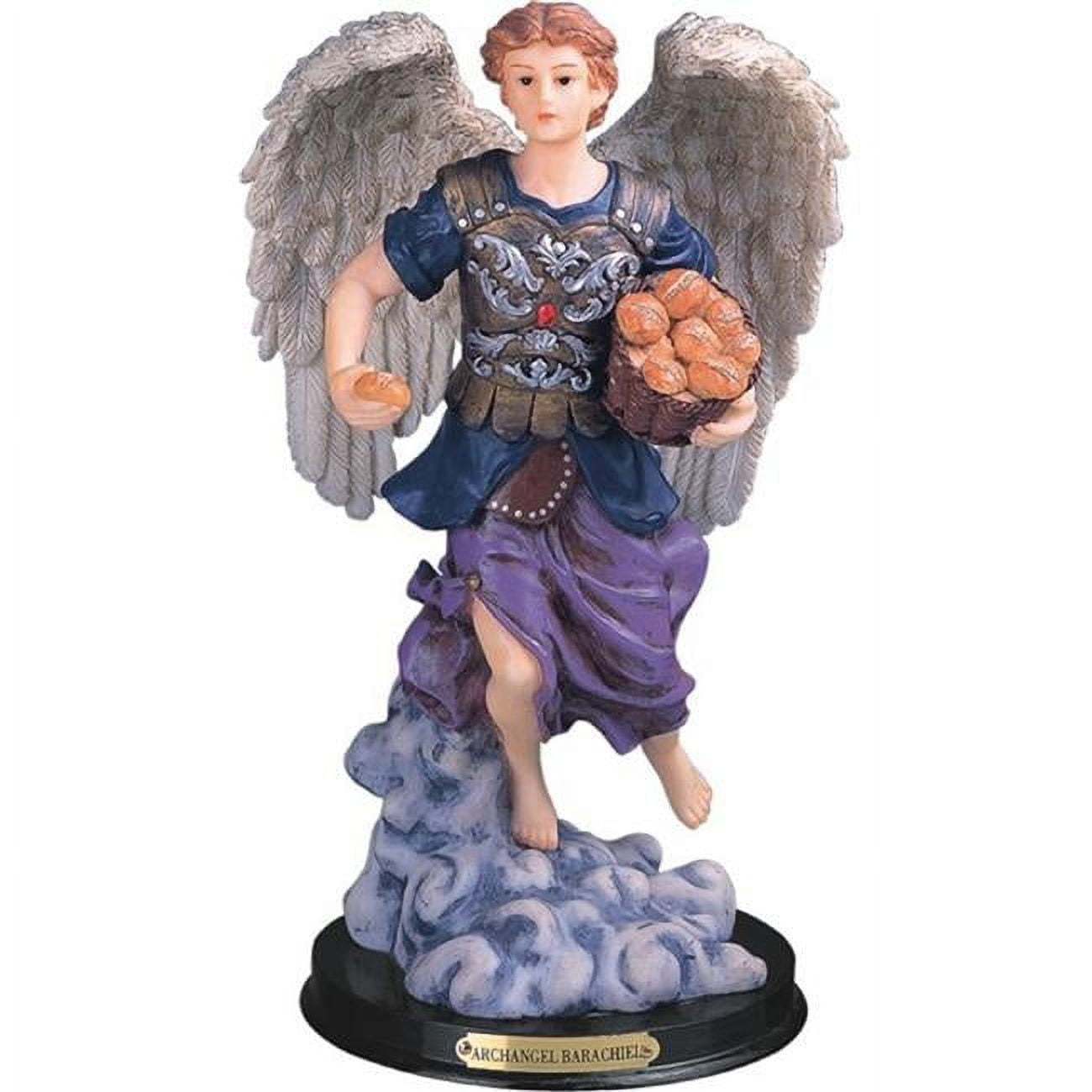 Q-Max 99GSC312.53 12 in. Archangel Barachiel Statue Chief of the ...