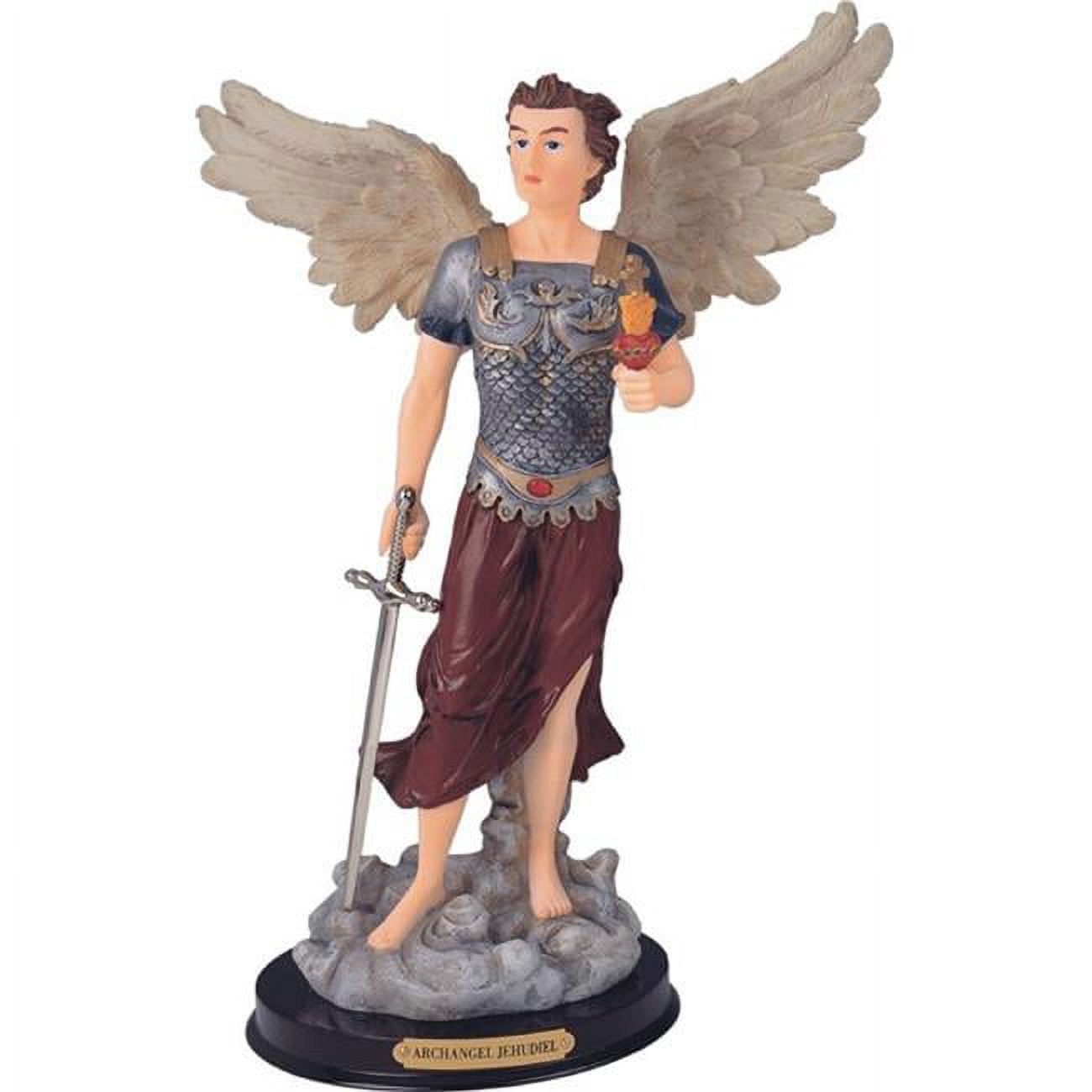 Q-Max 99GSC312.56 12 in. Archangel Jehudiel Statue Saint Jegudiel The ...