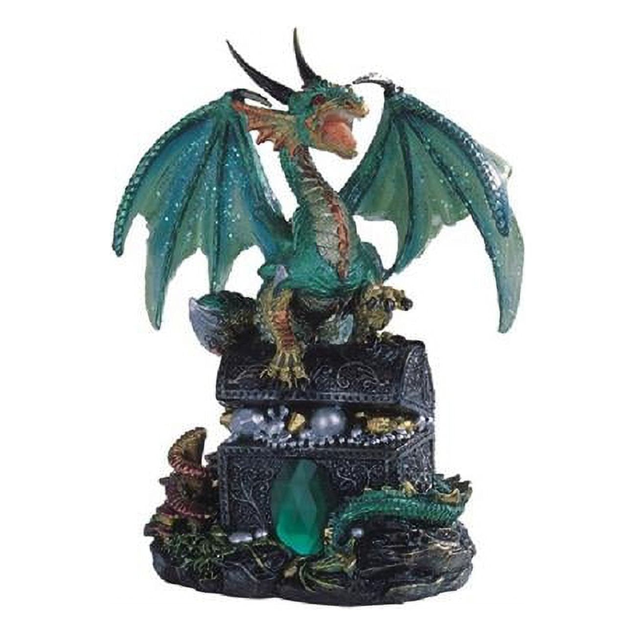 Q-Max GSC9971353 5 in. Dragon Guarding Treasure Statue Fantasy ...