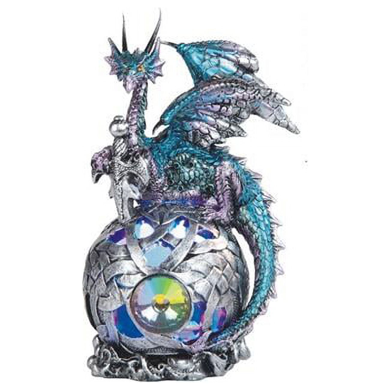 Q-Max GSC9971508 6 in. Dragon Globe with LED Globe Statue Fantasy Night ...
