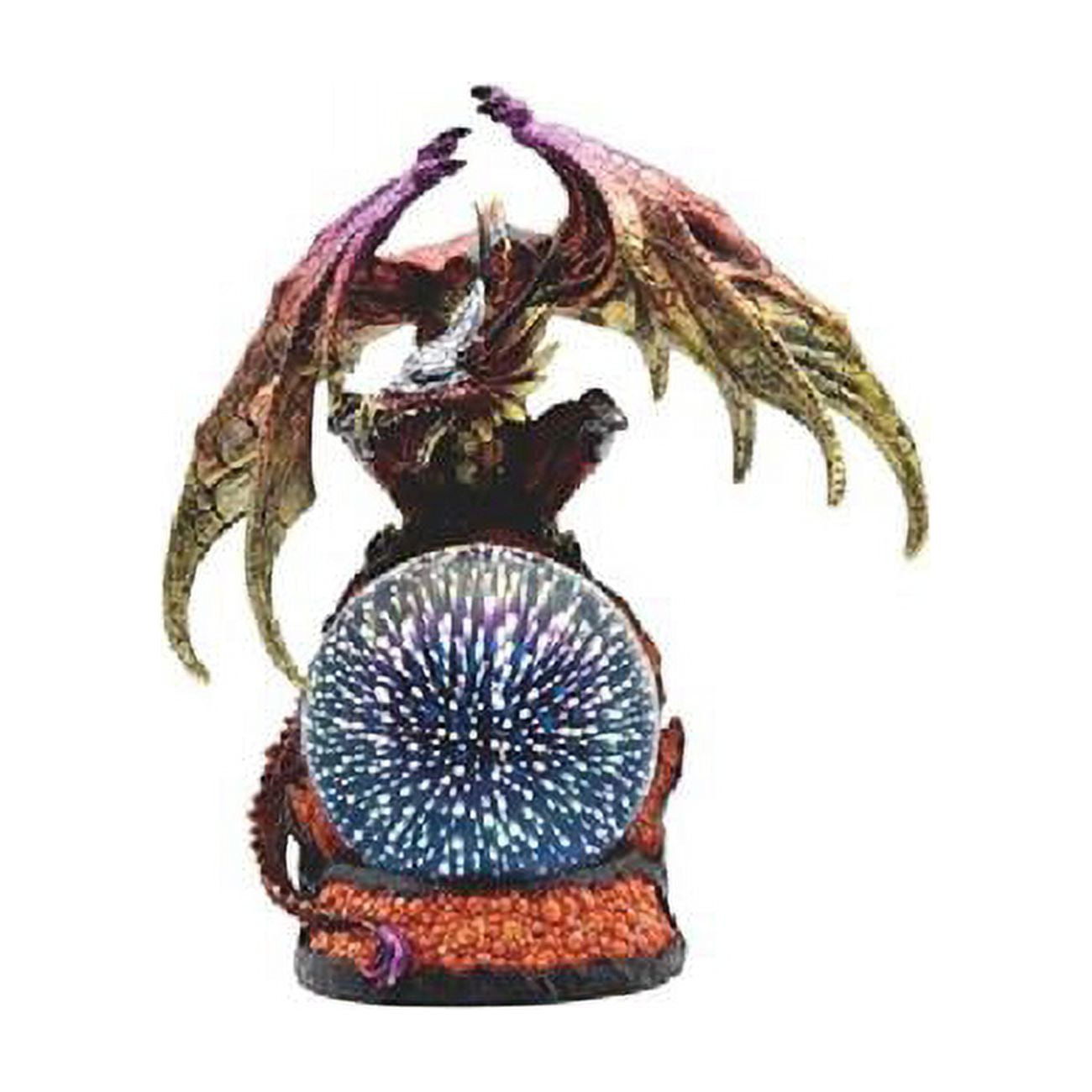 Q-Max GSC9971911 12.5 in. LED Dragon with Wings Optic Globe Statue ...