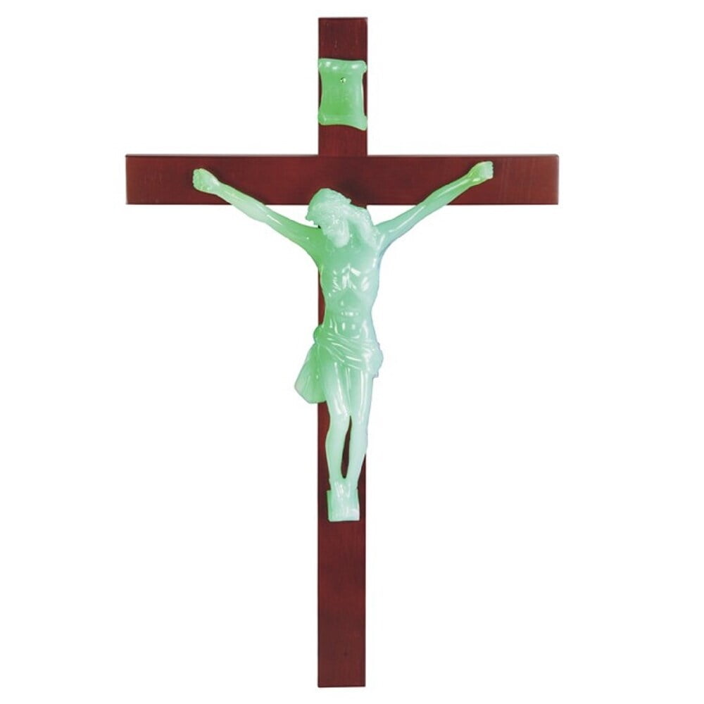 Q-Max Jesus Nailed On The Cross 22"H Luminous Crucifix Holy Statue ...