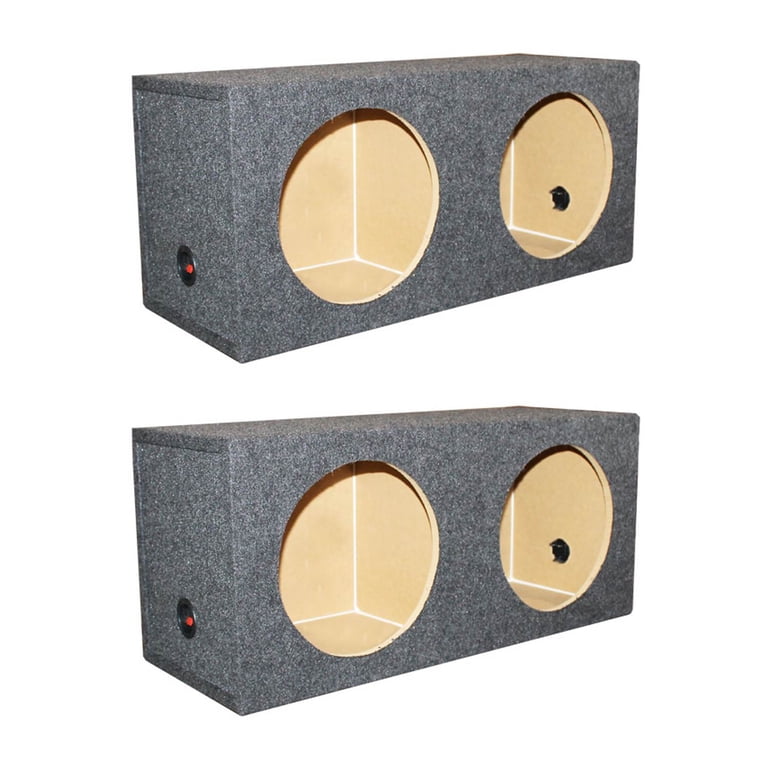 Q POWER Dual 15 Vented Subwoofer Box Speakers Enclosure, 57% OFF