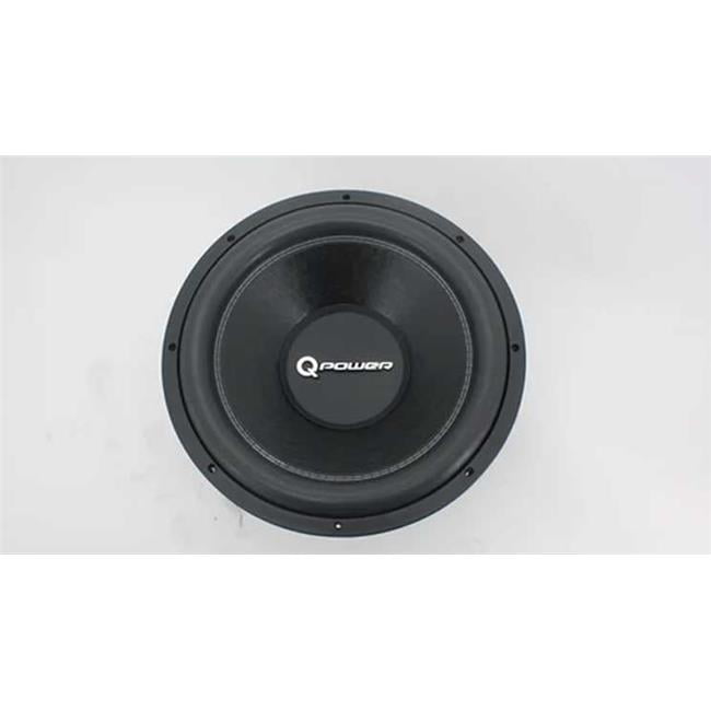 Q Power 12 in. 1700W 4 Ohm Deluxe Series DVC Subwoofer - Walmart.com