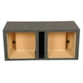 Q Power HD215 15" Dual Heavy Duty Vented Square Subwoofer Sub Enclosure ...