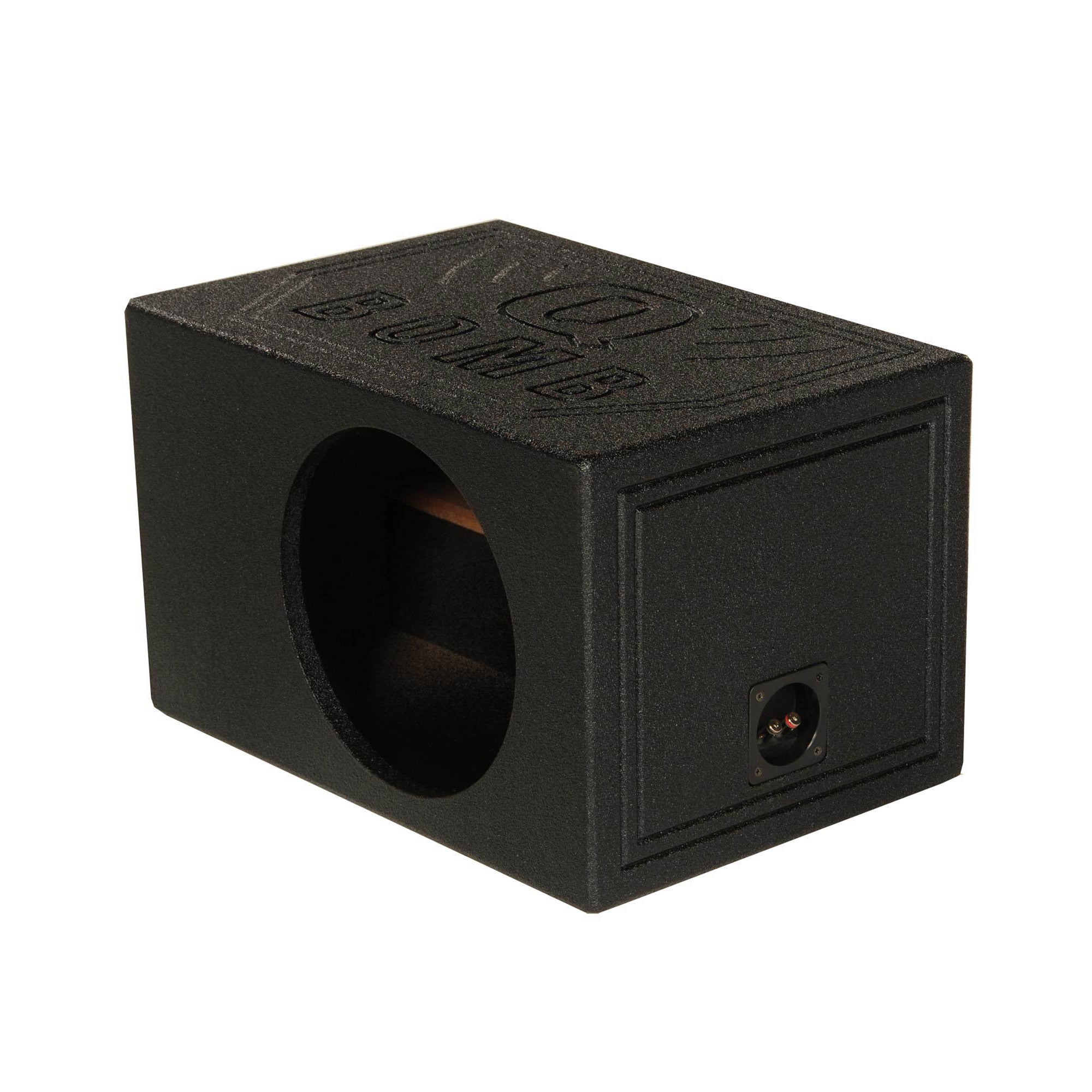 QPower QBOMB12VL Single 12" Vented Ported Car Subwoofer Enclosure ...