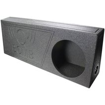 QPower QBOMB12V Dual 12" Vented Ported Subwoofer Sub Box with Bedliner ...