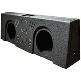 "Q Power 12"" 2-Hole Vented Subwoofer Enclosure, Forward-Firing Speaker ...