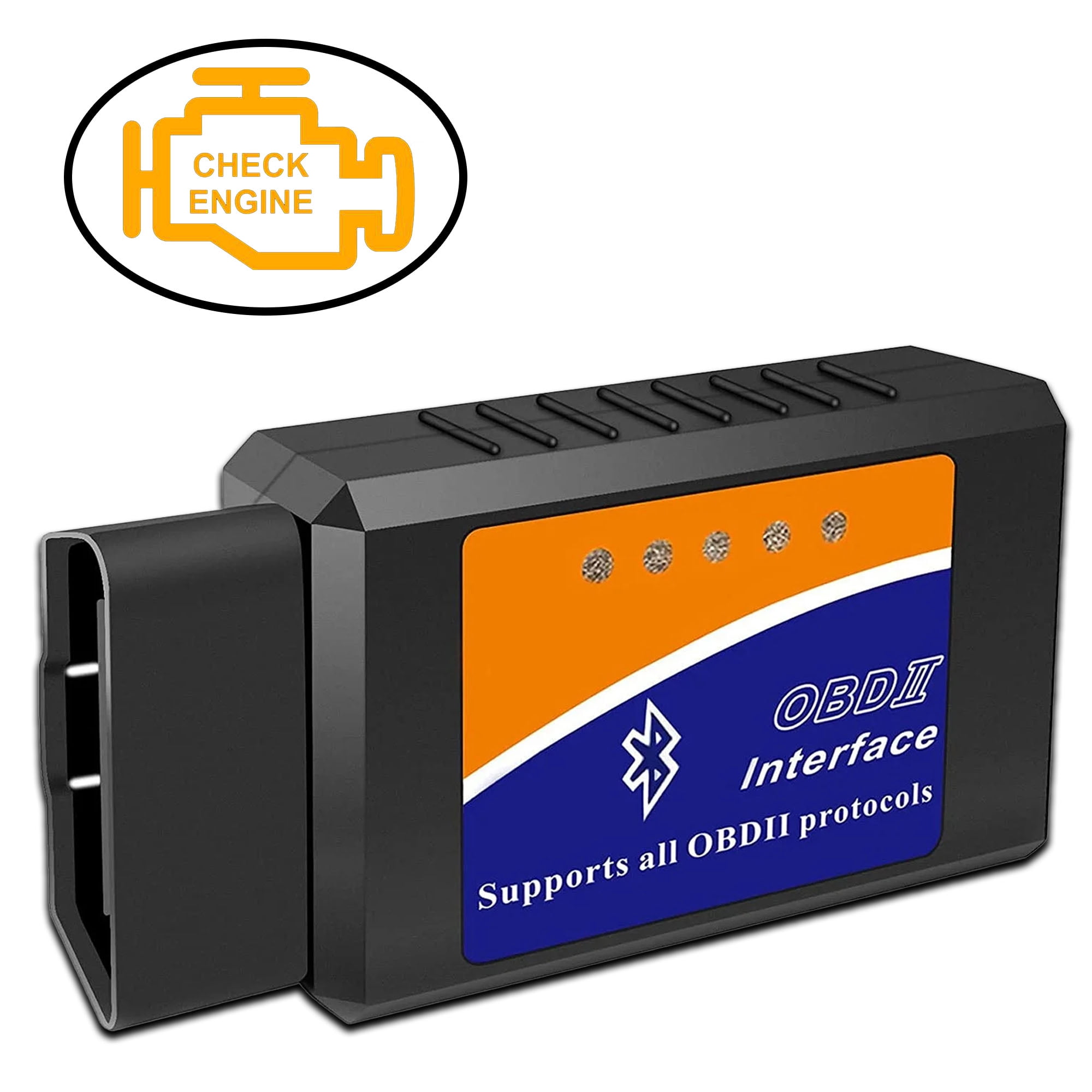 Q&Q BASICS OBD2 Scanner Bluetooth, Auto Fault Code Reader Tool ...