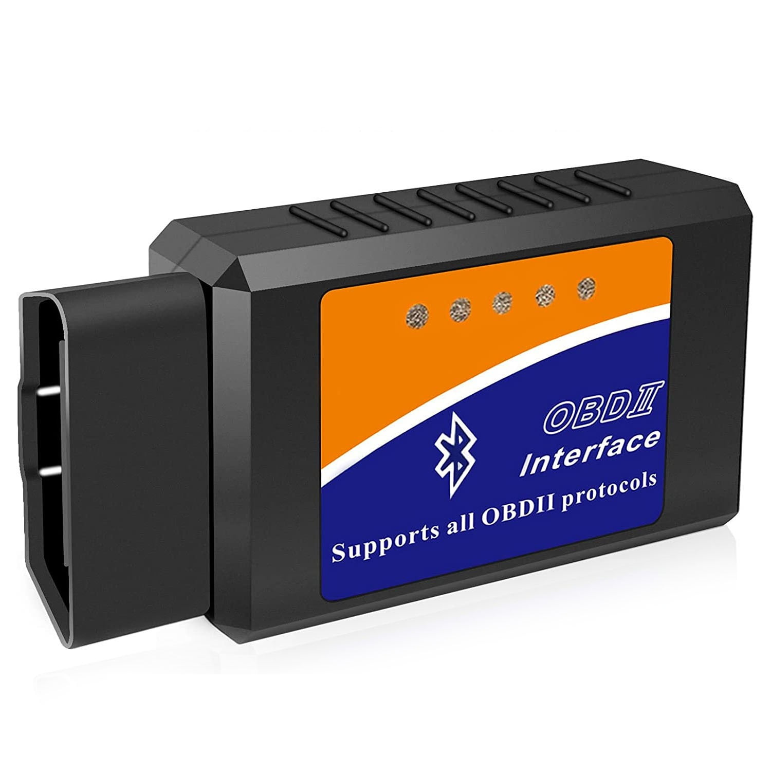 Q&Q BASICS OBD2 Scanner Bluetooth, Auto Fault Code Reader Tool, Bluetooth OBD2 Scanner, Blue ...