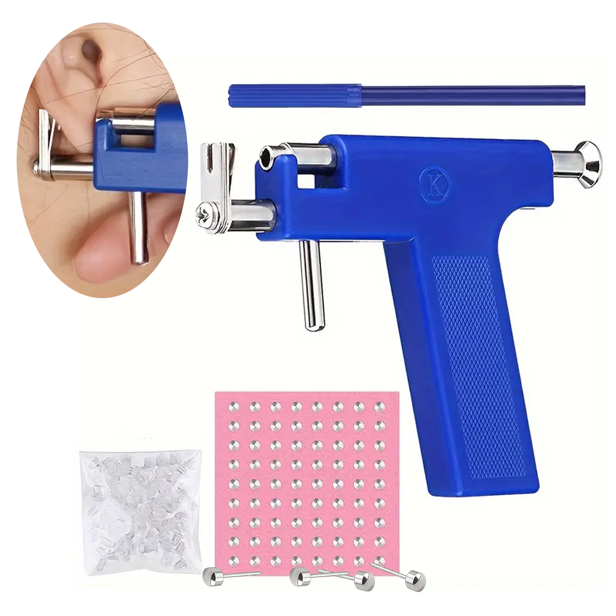 Q&Q BASICS Professional Piercing Gun Kit - Ear Piercing Gun, Nose ...